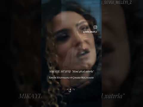 Xəzər Süleymanlı şeir məni gözəl xatırla Çinarə Mikayıl Müşfiq