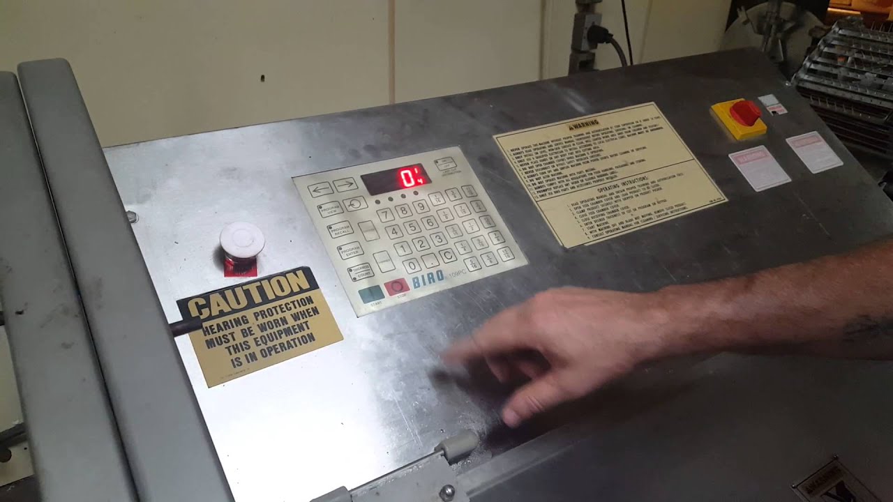 Biro Demonstration at Kilgore Processing - YouTube