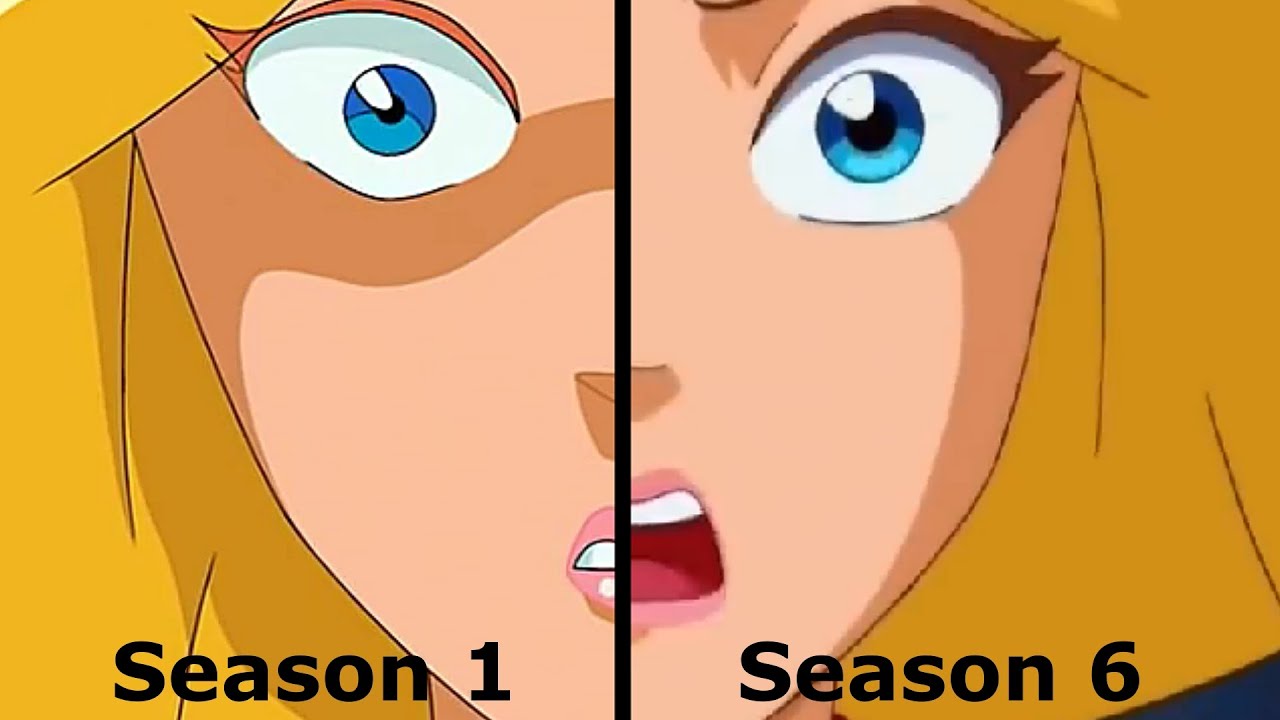 Totally Spies Clover voice acting S1 VS S6 - YouTube