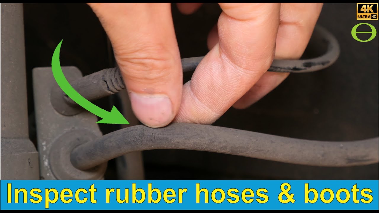 How to check the rubber hoses and boots on a car - YouTube