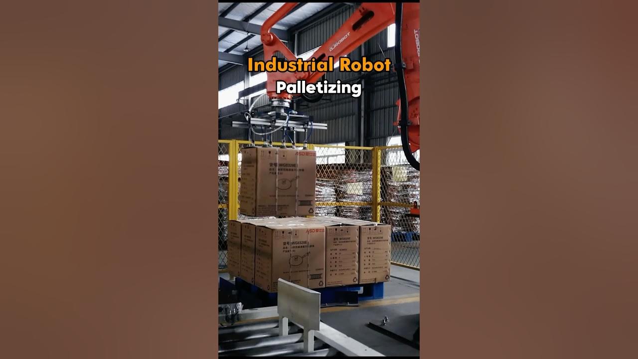EVSROBOT - Industrial Robot Palletizing#evsrobot #industrialrobots #palletizing #smartfactory ...