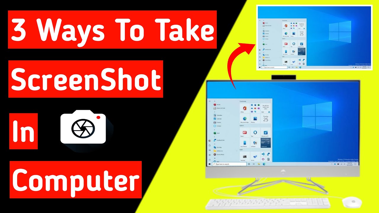 How To Take A Screenshot In Computer Or Laptop | 3 Easy Way To Take ...
