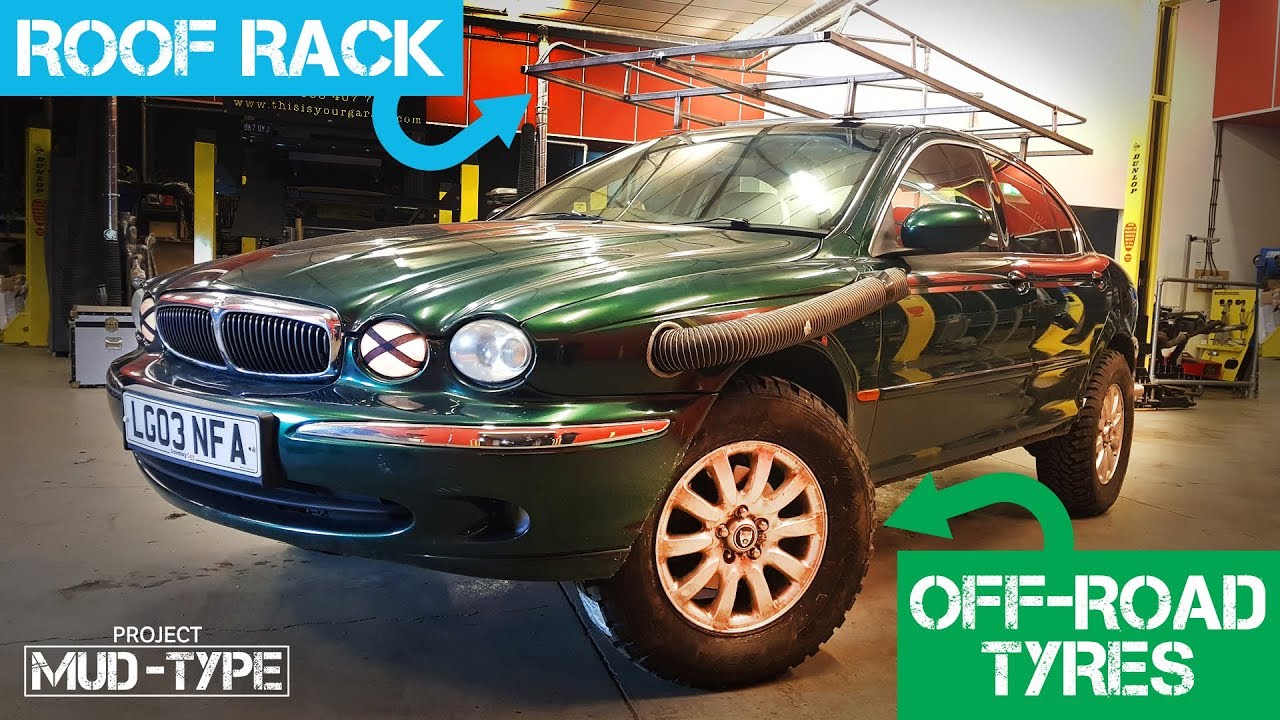 Fitting Off-Road Tyres & A Custom Roof Rack To The Mud-Type - YouTube