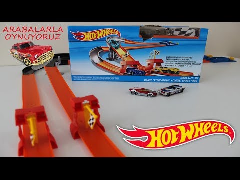 Hot Wheels Oyun Setleri - Turbo Race Seti İnceleme ve Oyuncak Araba Yarışı (Hot Wheels Unboxing)