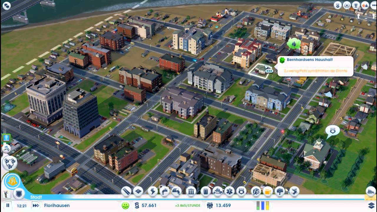 Let's Play Together SIMCITY 5 #006 German / HD / GODZILLA greift an ...