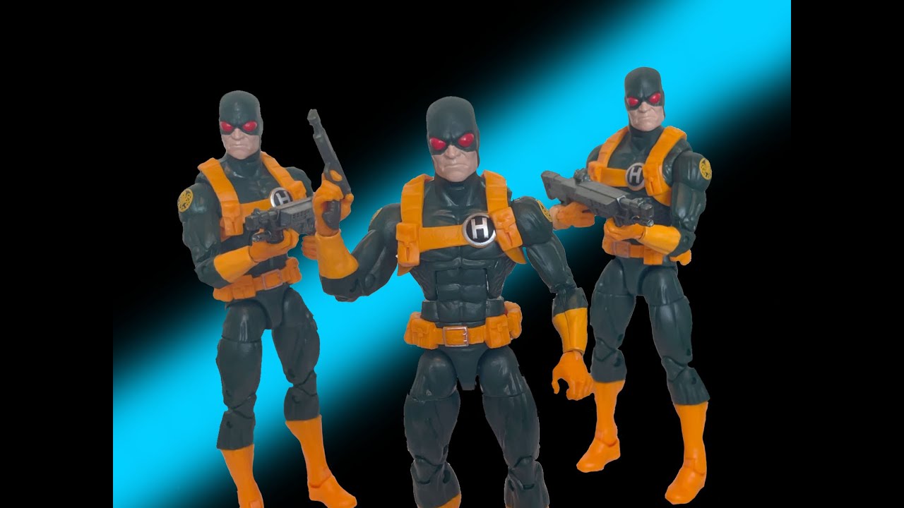 Marvel legends hydra soldier army builders review - YouTube