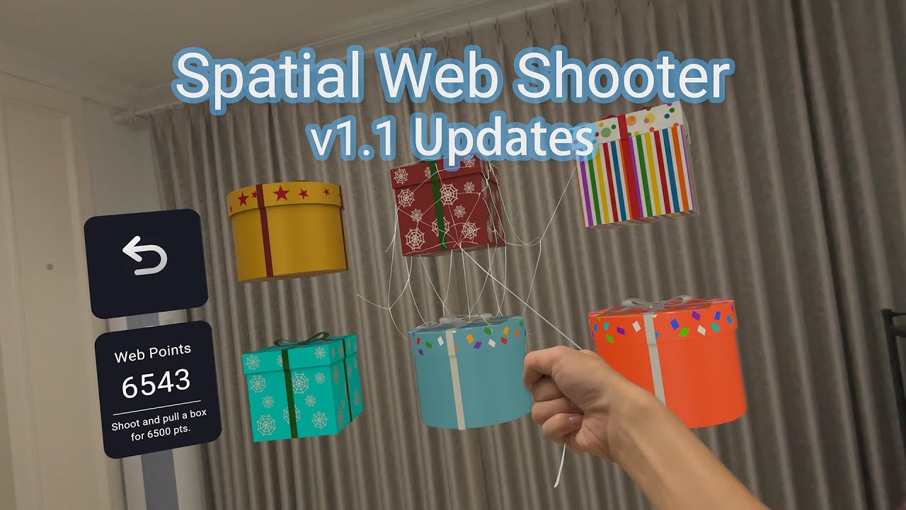 Spatial Web Shooter v1.1 with a New Prop Feature - YouTube
