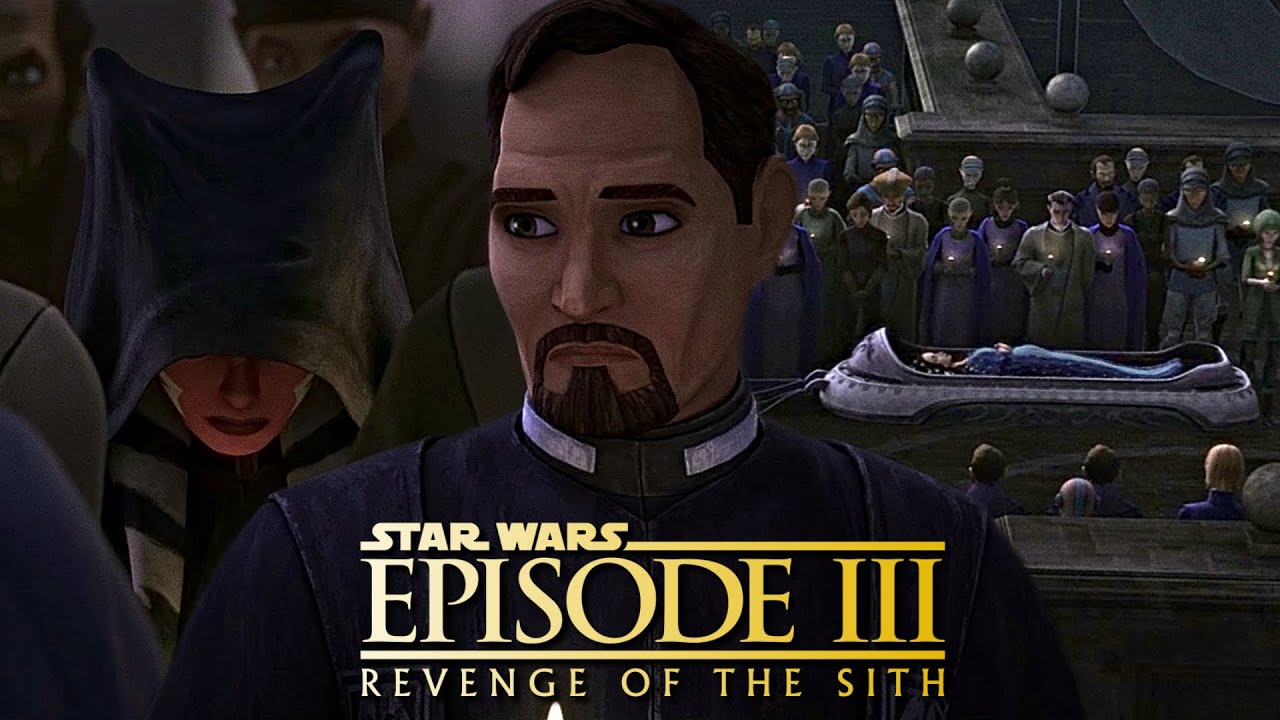 Ahsoka Tano At Padmé Amidala's Funeral Scene - Star Wars: Tales Of The ...