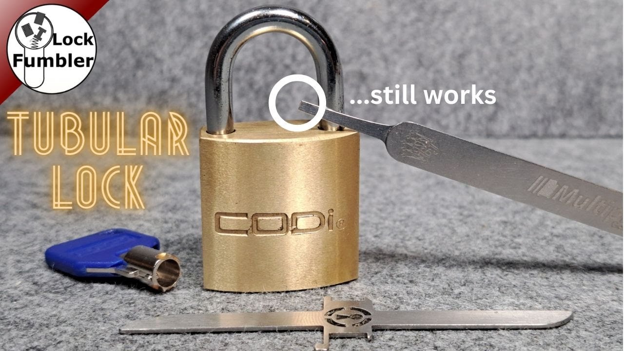 My first Tubular lock picked and it even does half the work for me 😅 ...