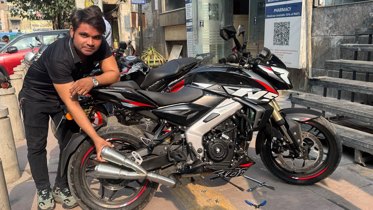 pulsar ns 400 modified | pulsar ns 400 Dual Exhaust | Ns400 Exhaust ...