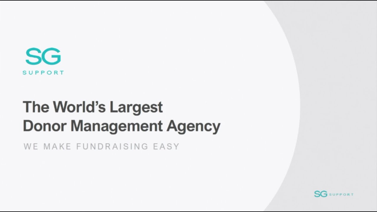 [2021 NPO 파트너 페어] SG의 후원모금 총괄 서비스 │SG SUPPORT - YouTube