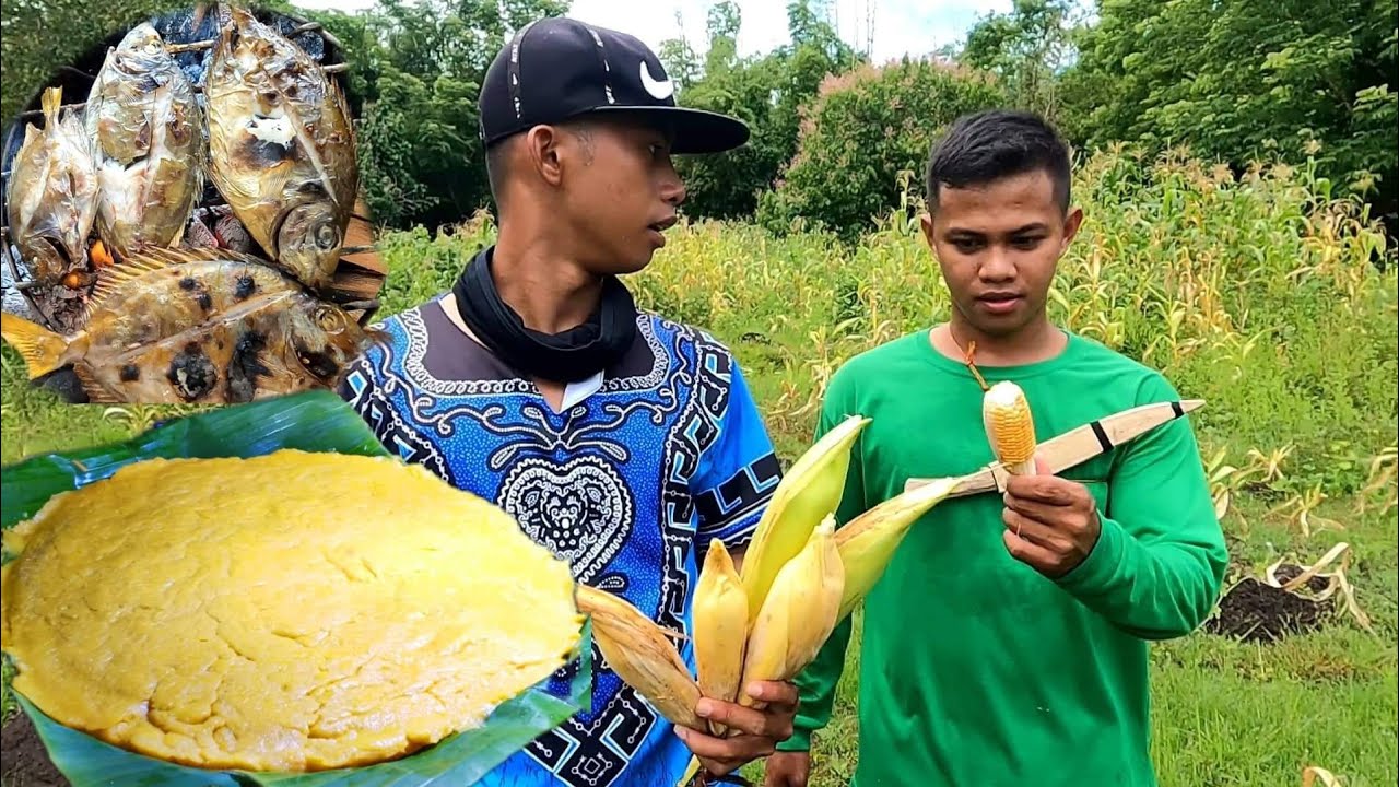 Kalamay na Mais at Inihaw na Sariwang Isda - YouTube
