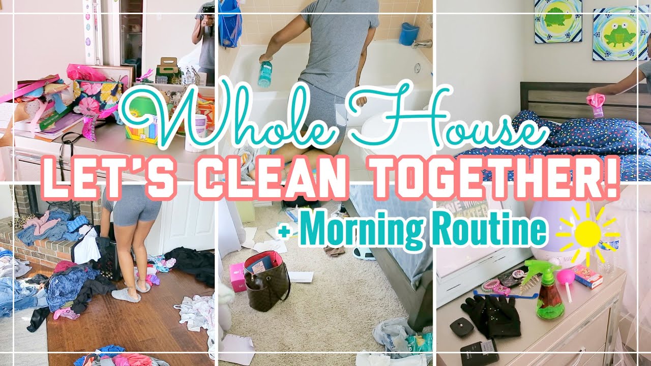 LET'S CLEAN TOGETHER // WHOLE HOUSE // TIME LAPSE CLEANING - YouTube