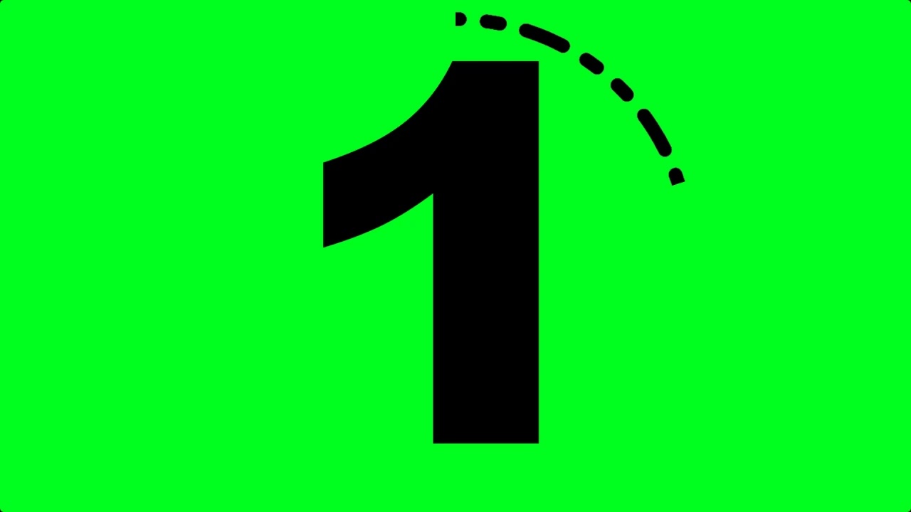 Green Screen Counting Video || BorFah Studio || free copyright - YouTube