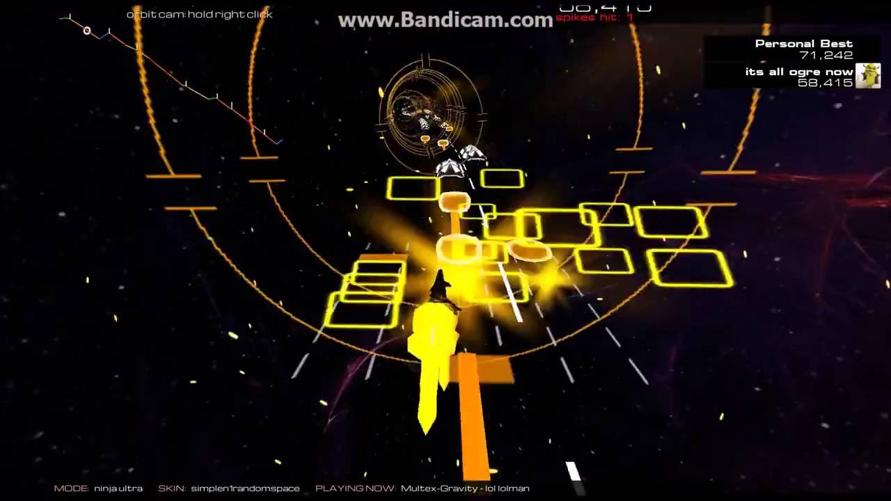 Multex - Gravity audiosurf 2 (ninja ultra mode)(almost perfect) - YouTube