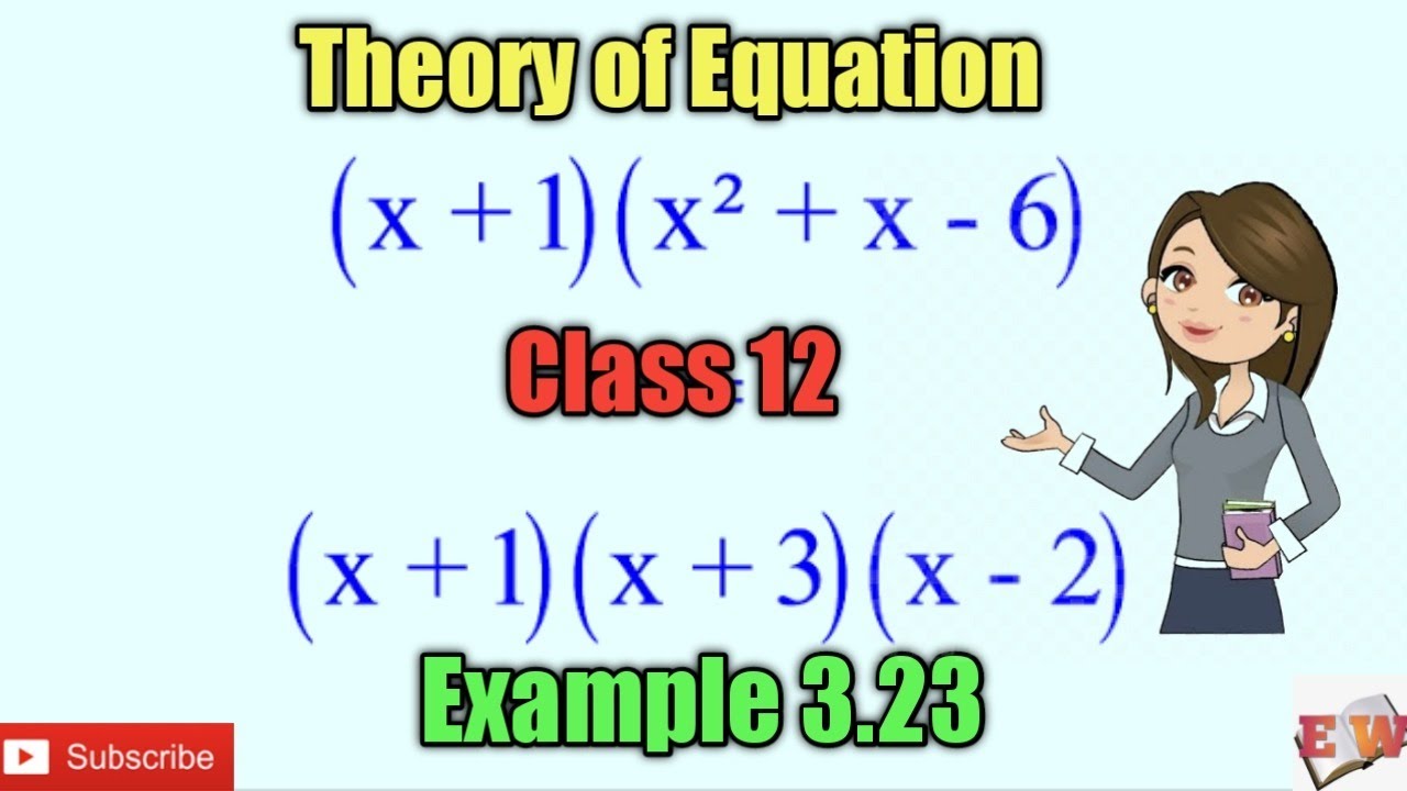 TN New Syllabus Class 12 Maths | Example 3.23 | Unit 3 | Theory of ...