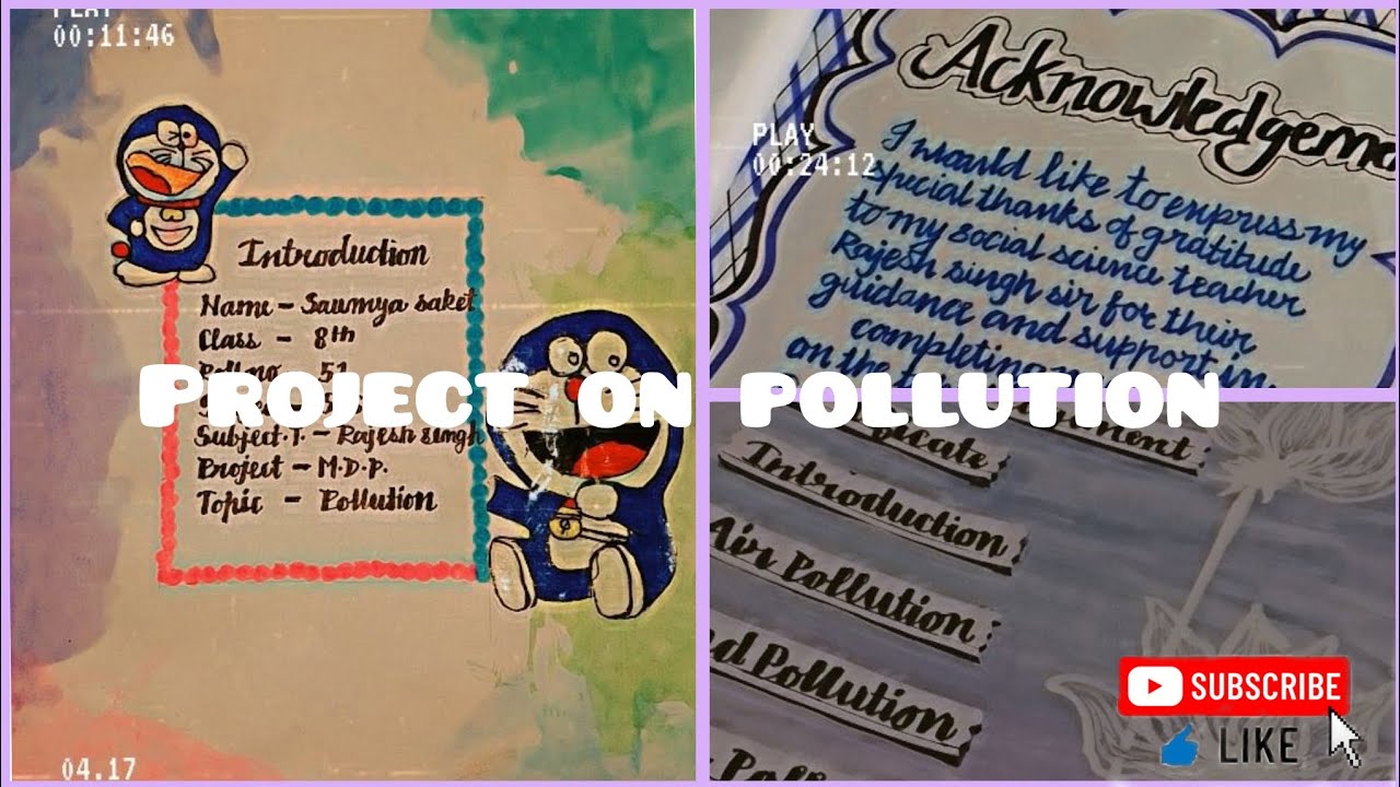 social science project #pollution #socialscience #project #easy # ...