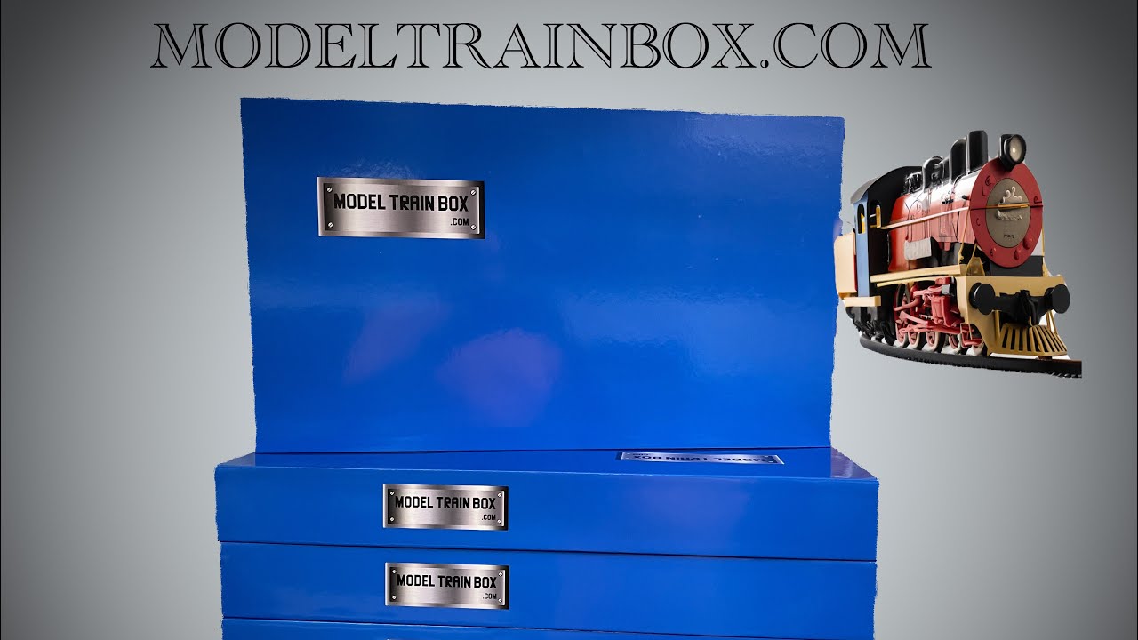 Model Train Storage made easy by MODELTRAINBOX.COM - YouTube