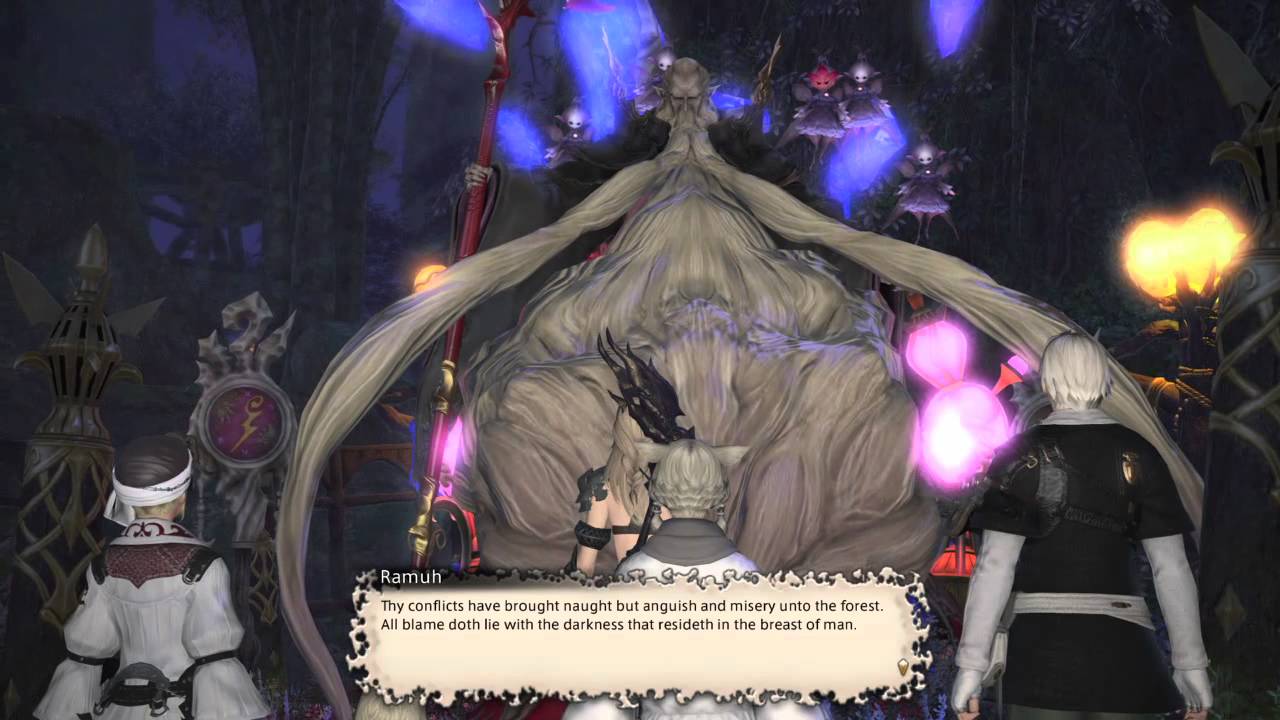 FINAL FANTASY XIV: A Realm Reborn - Ramuh Cutscene - YouTube