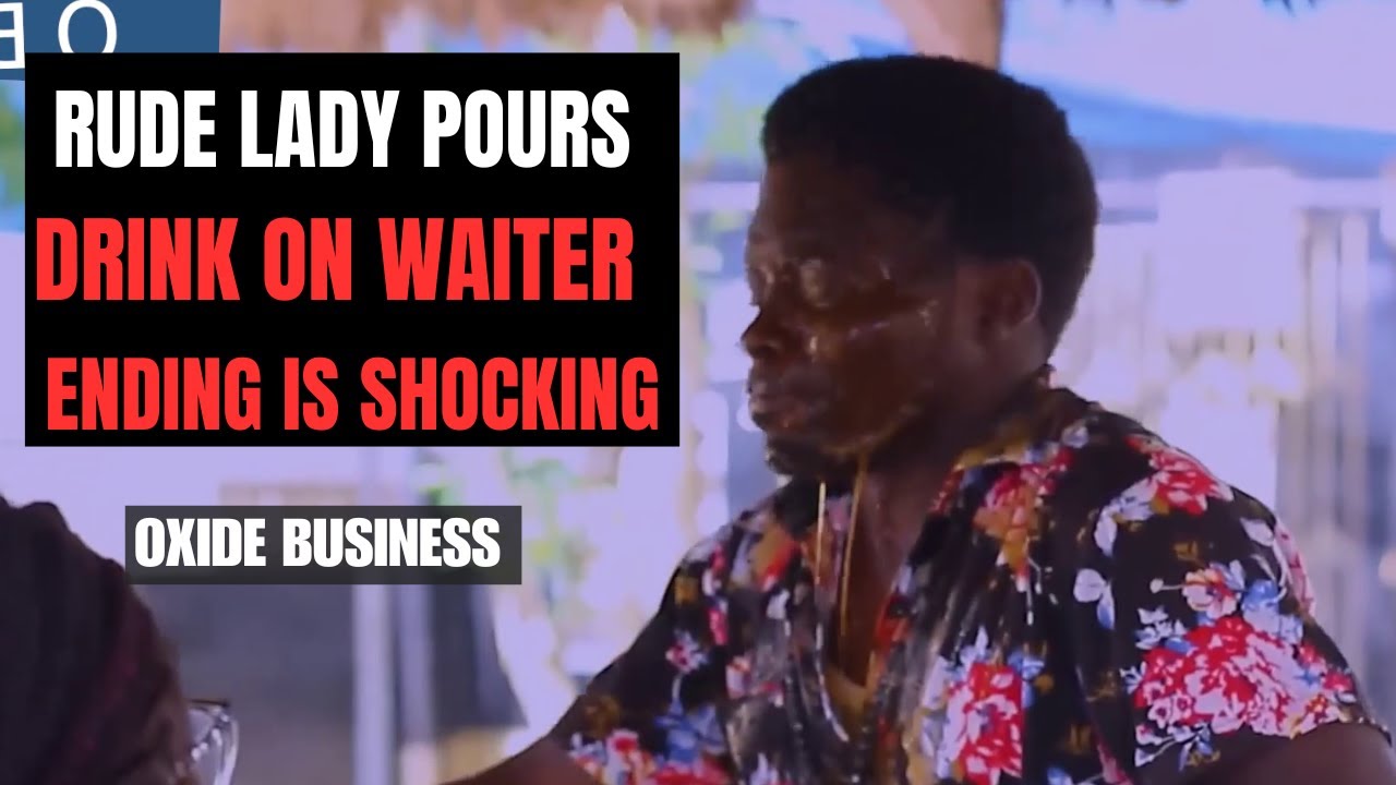 Rude lady pours drink on poor waiter watch what happened to her and ...