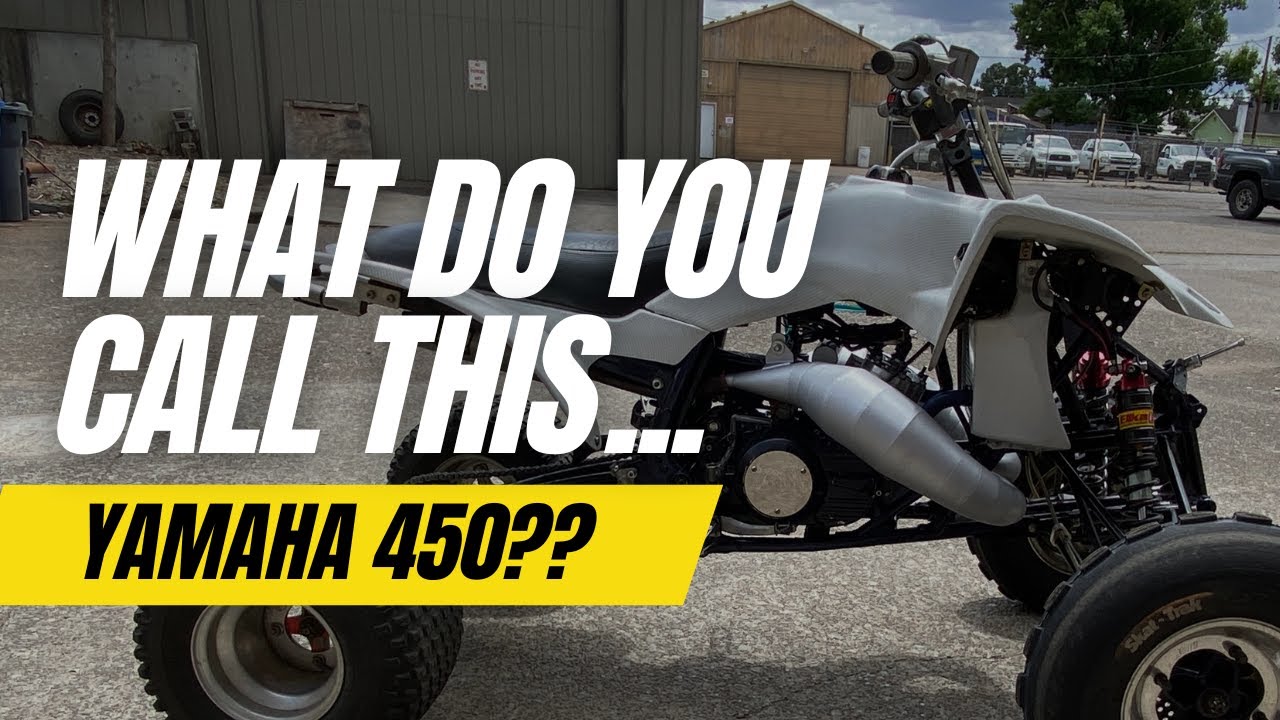 Yamaha 450 with Banshee Engine & Custom Pipes - YouTube