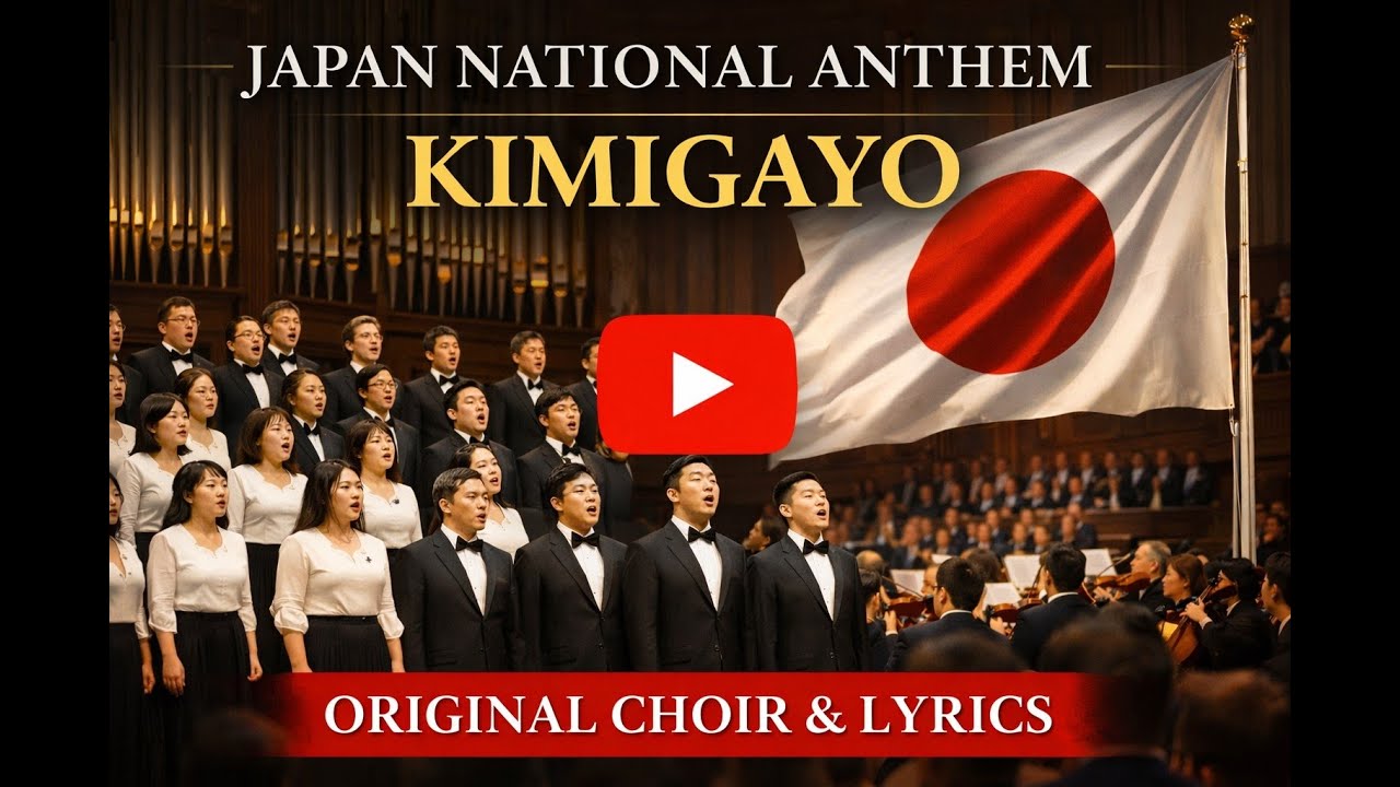 Kimigayo – Japan National Anthem | Original Choir & Lyrics - YouTube