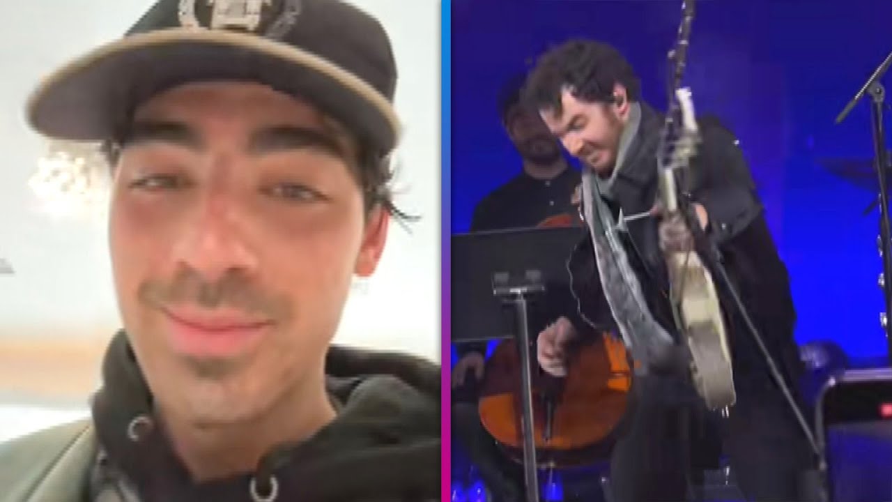 Joe Jonas REACTS to Kevin TRIPPING On Stage! - YouTube