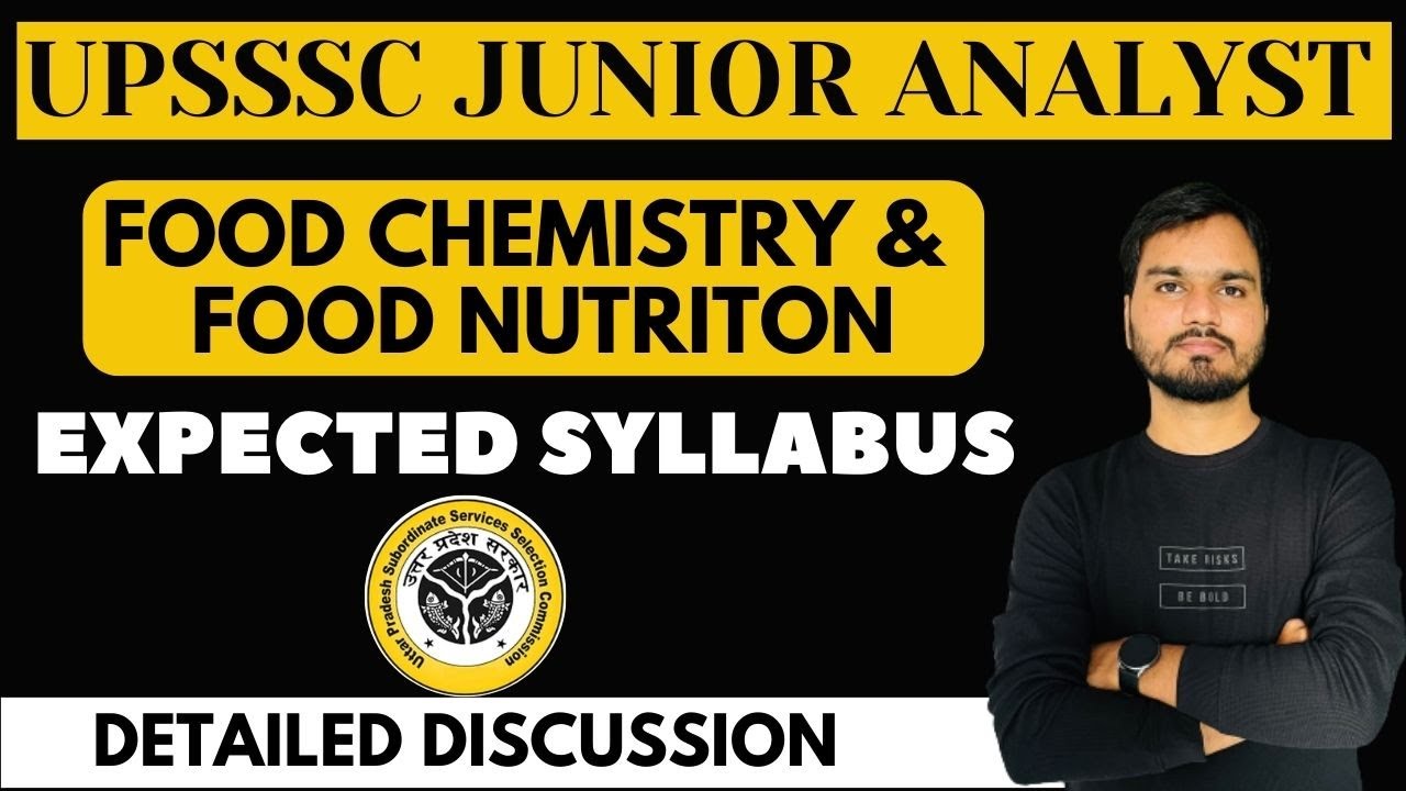 UP FOOD ANALYST SYLLABUS | UPSSSC JUNIOR ANALYST | UP JA 417 Post - YouTube