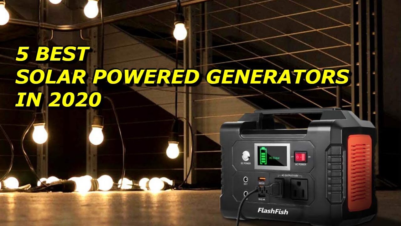 5 Best Solar Powered Generators in 2020 - YouTube