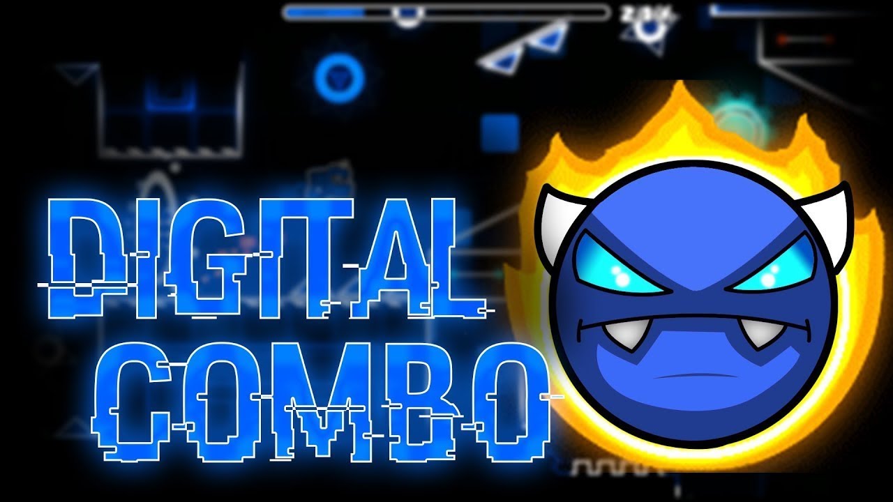 [GEOMETRY DASH] -DIGITAL COMBO (EASY DEMON)!!!:) - YouTube