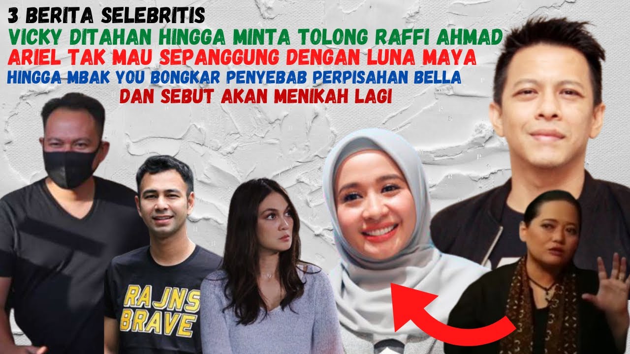 GOSIP ARTIS ~ 3 BERITA SELEBRITIS TERKINI ~ VICKY PRASETYO ~ ARIEL LUNA ...