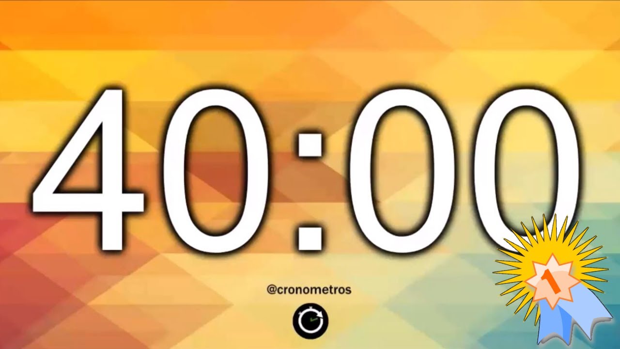 40 minute timer - YouTube
