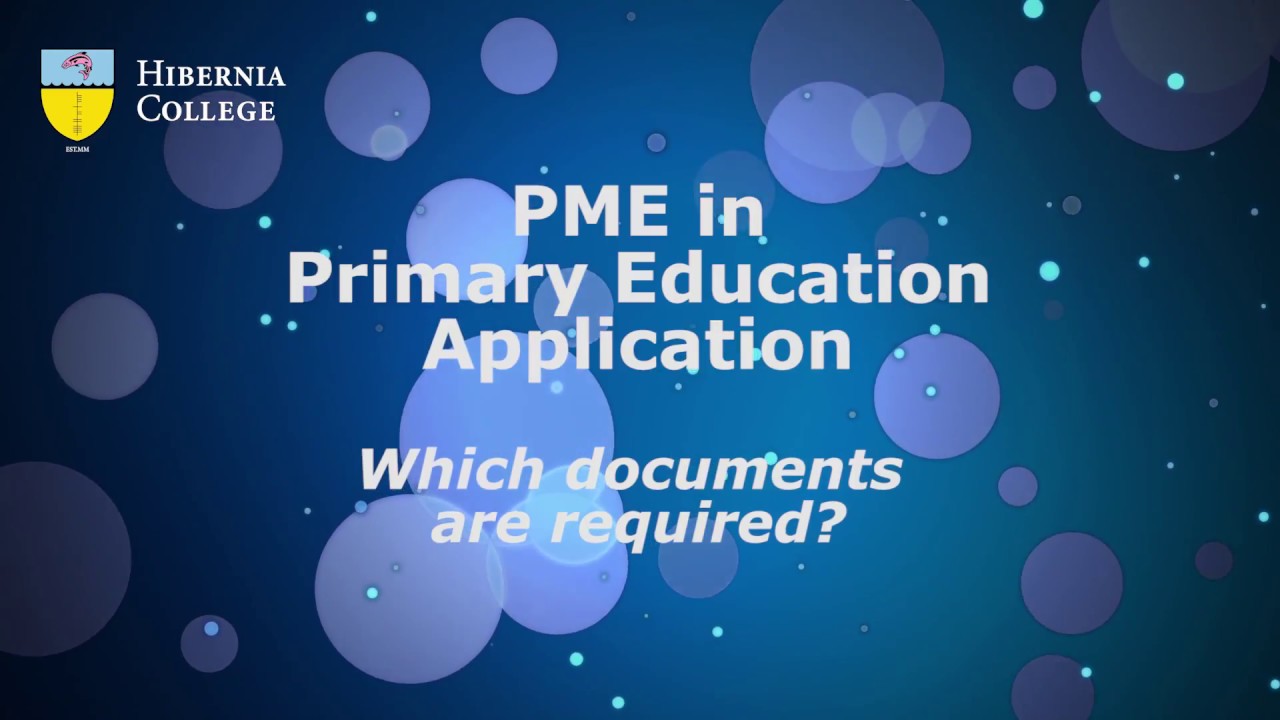 Application Documents - PMEP - YouTube