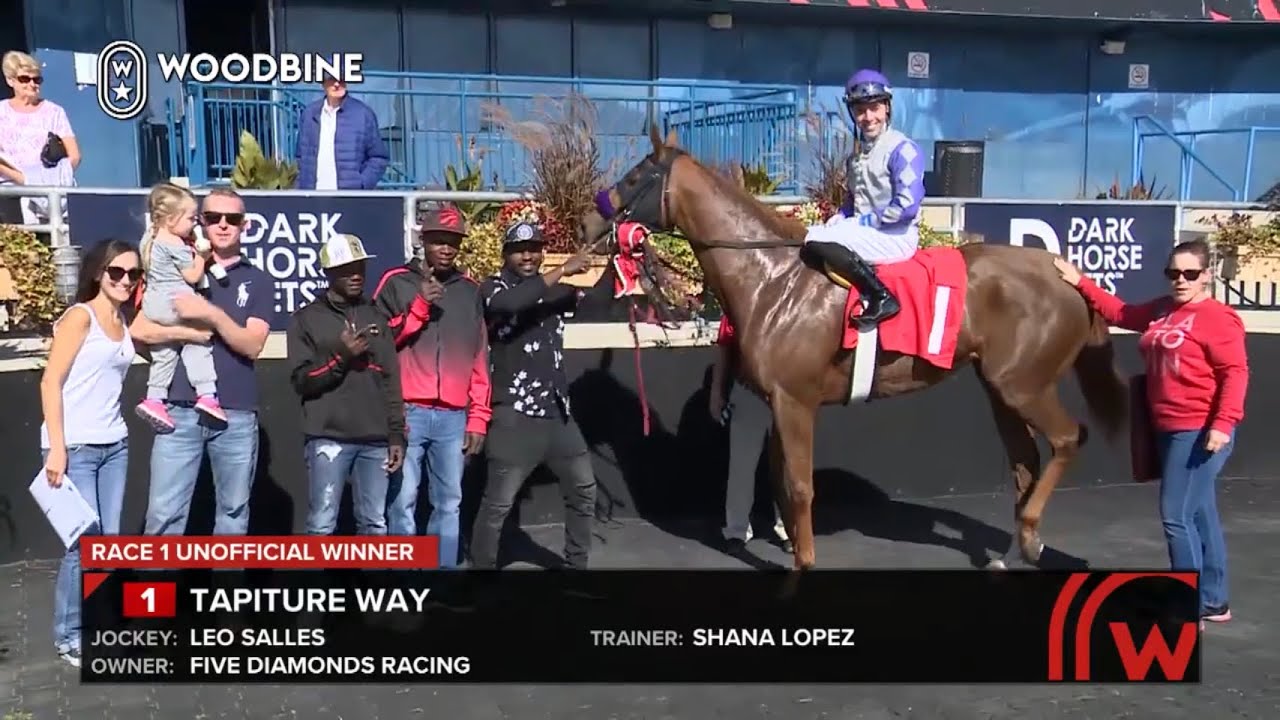 WOODBINE - Tapiture Way - Leo Salles - October 22, 2022 - Race 1 - YouTube