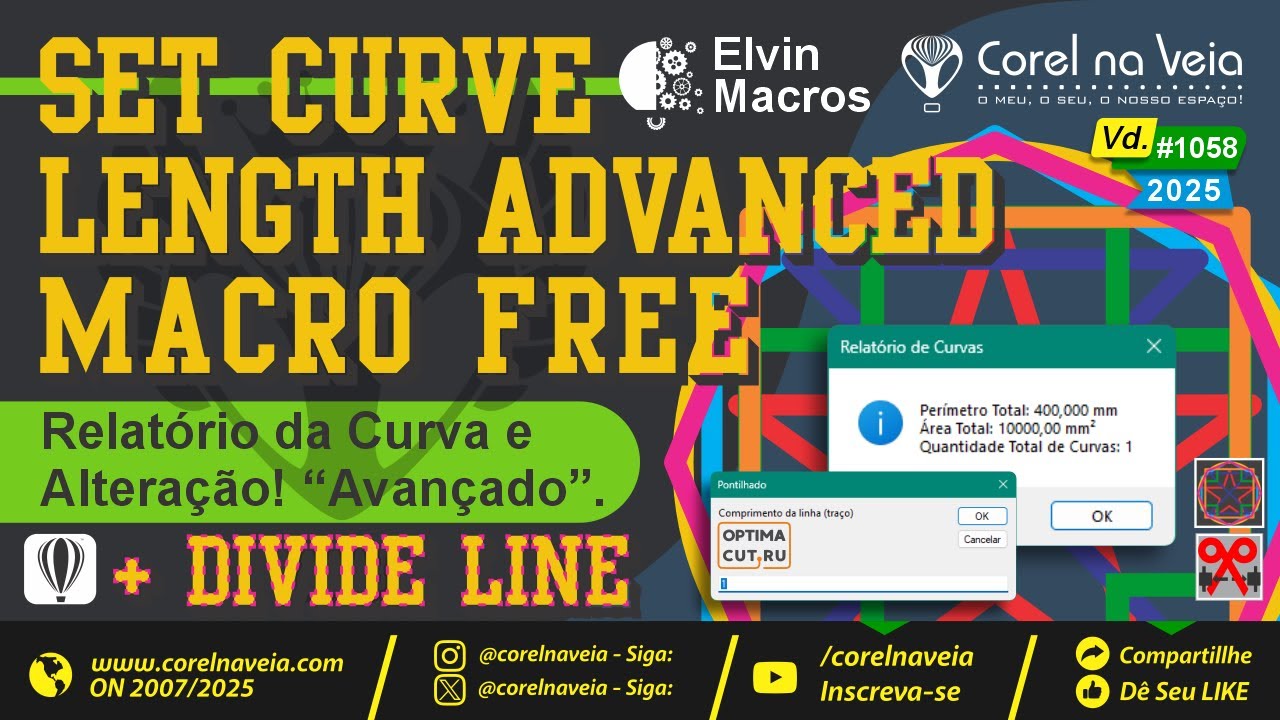 SET CURVE LENGTH ADVANCED MAIS Curve Report e Divide Line Macro For ...