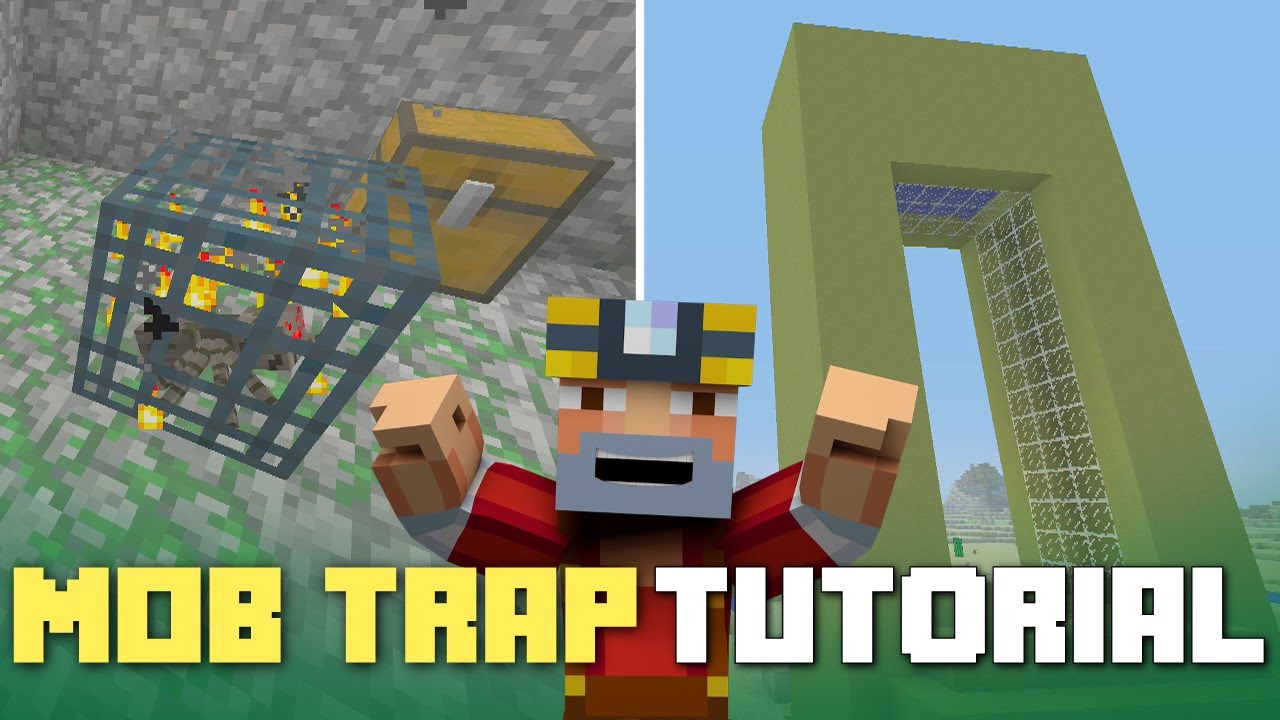 Minecraft Xbox 360/One: How to Build - Mob Grinder! (Mob Trap Tutorial!) - YouTube