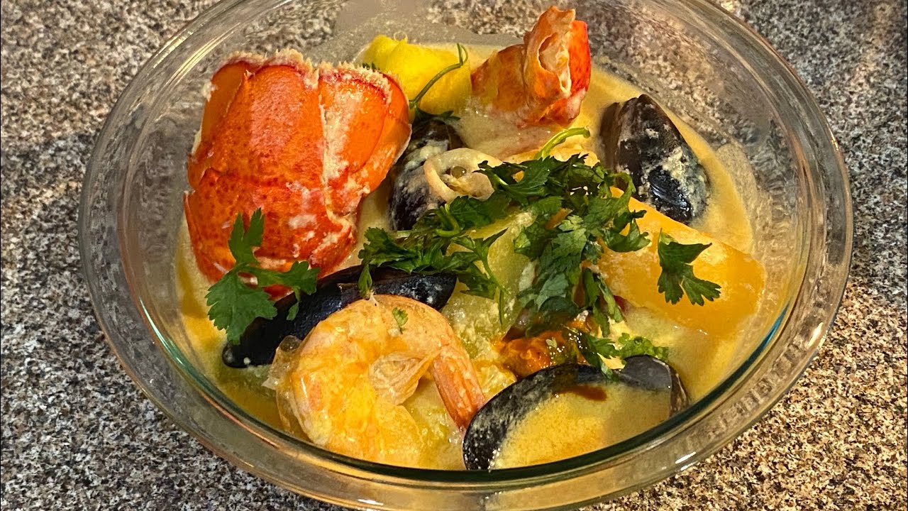 SOPA DE MARISCOS🦞 CON LECHE DE COCO || #HONDUREÑA 🇭🇳 - YouTube