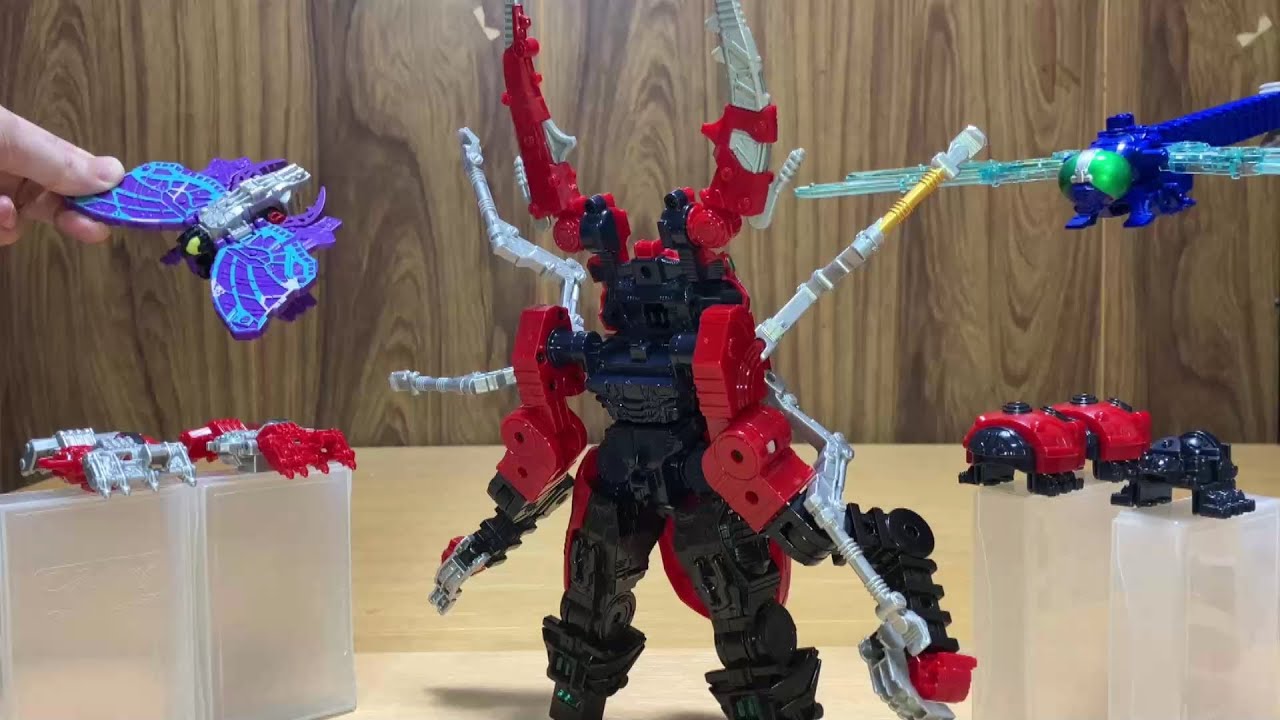 降臨せよキングオージャー！王様戦隊キングオージャー 第1話④ 10体のシュゴットが合体！キングオージャー合体初陣劇中シーンを再現！Ohsama ...