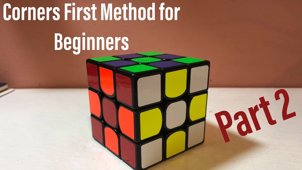 Part 2: Solving the Top and Bottom Edges - Corners First Method ...