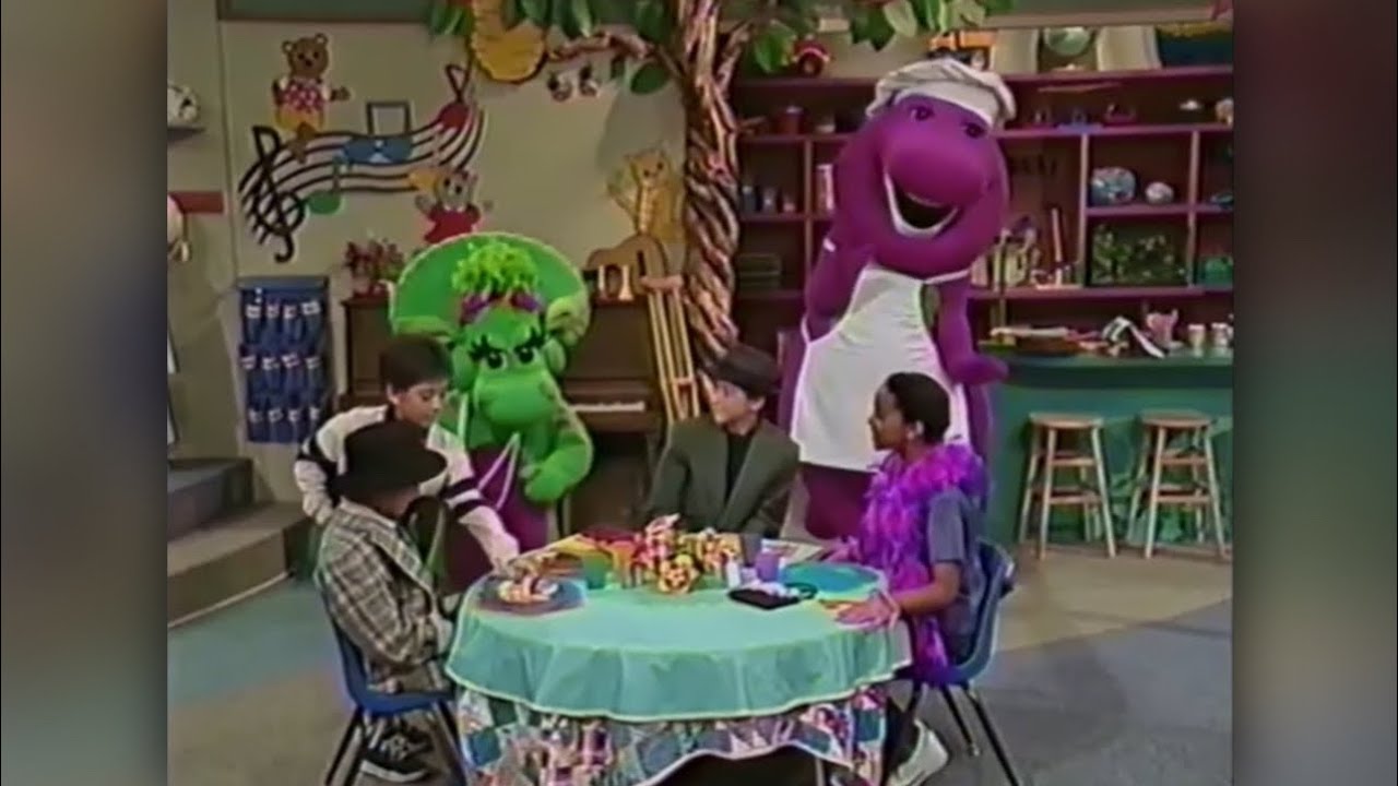 Barney & Friends: (S6E4) Snack Time [1999] - Treehouse broadcast ...