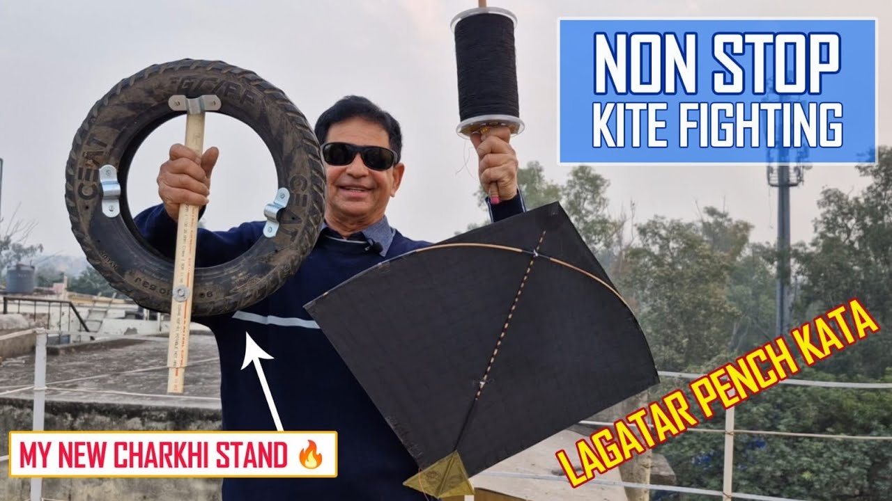 Non Stop Kite Fighting / Lagatar Pench Kata / Kite Flying / Kites Vlog ...