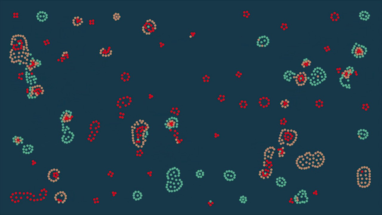 Life-like particle automata - YouTube