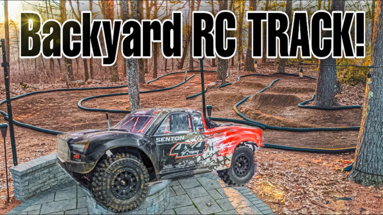 BACKYARD RC TRACK:ARRMA Senton 3S Short Course Truck - YouTube