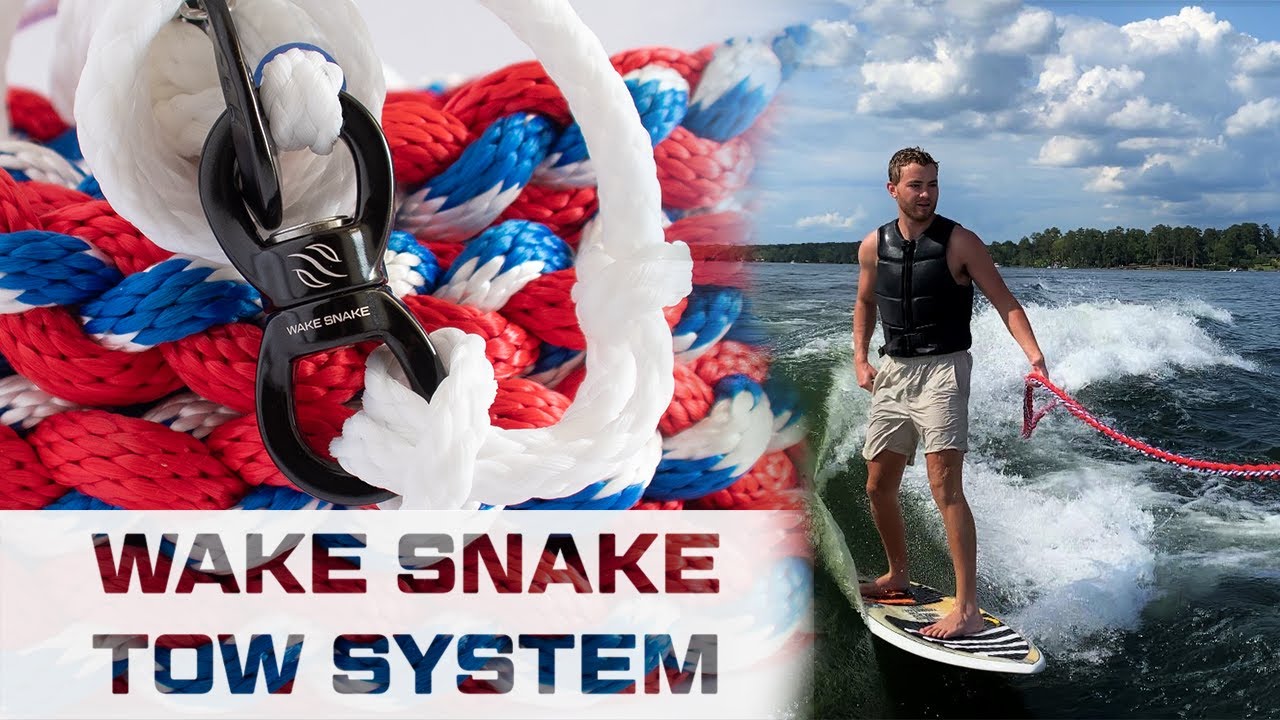 WAKE SNAKE TOW SYSTEM Preview - Wakesurfing Simplified - YouTube