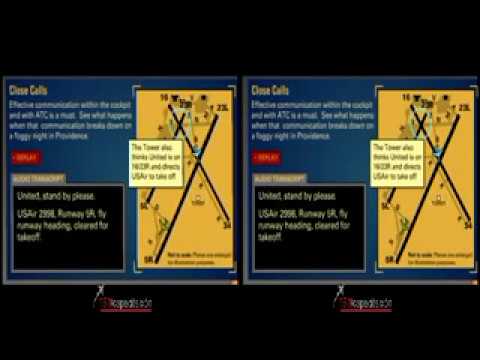 Runway Incursion Providence Rhode Island FAA Animation - YouTube