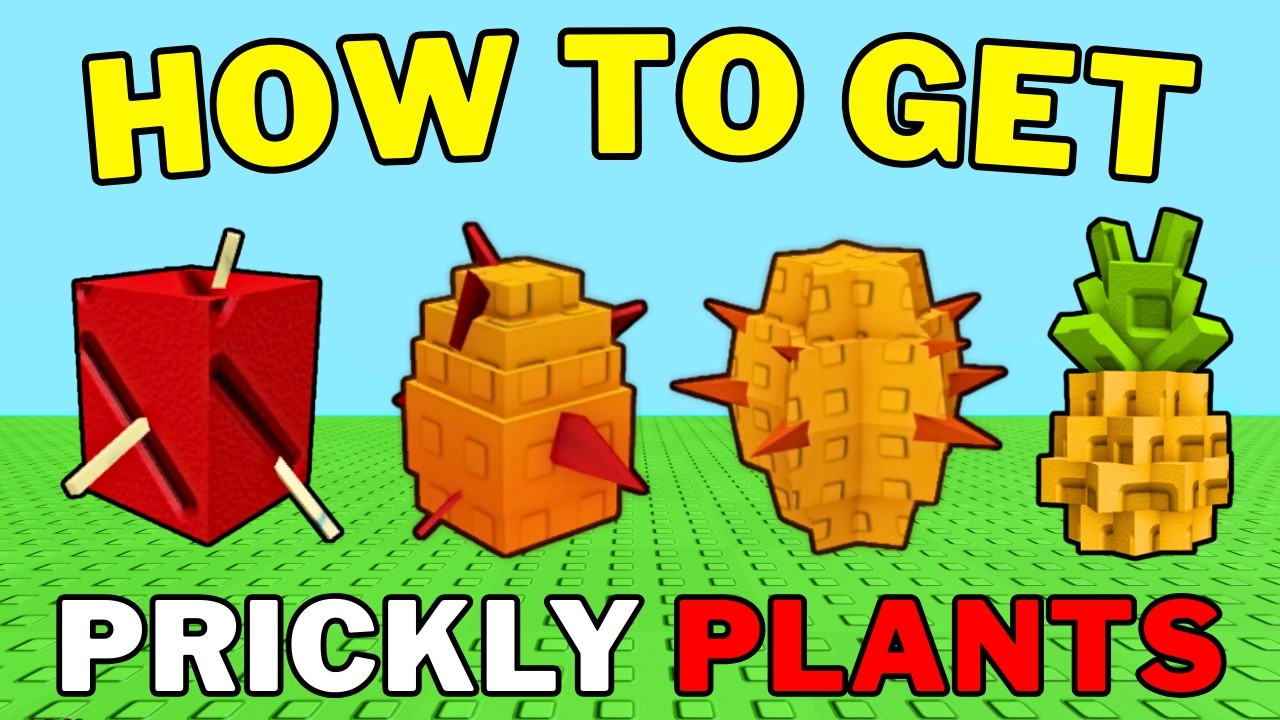 How To Get Prickly Plants in Grow a Garden | All Prickly Fruits Grow a Garden | Roblox - YouTube