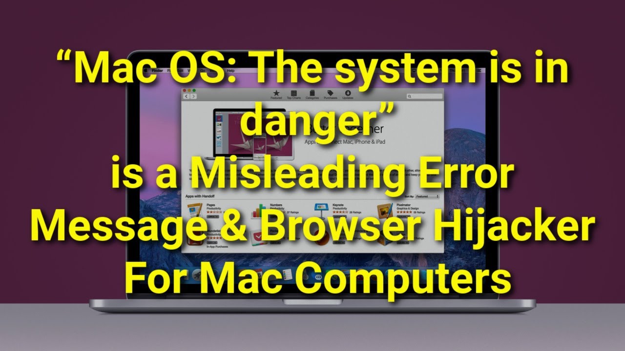 TWIM Ep161 Pt3: "Mac OS System is in Danger" Error Message Is A ...