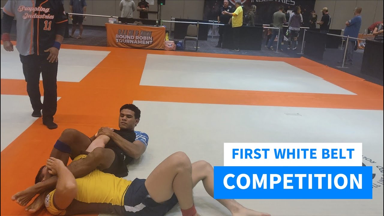 First BJJ Competition | 4 Month White Belt - YouTube