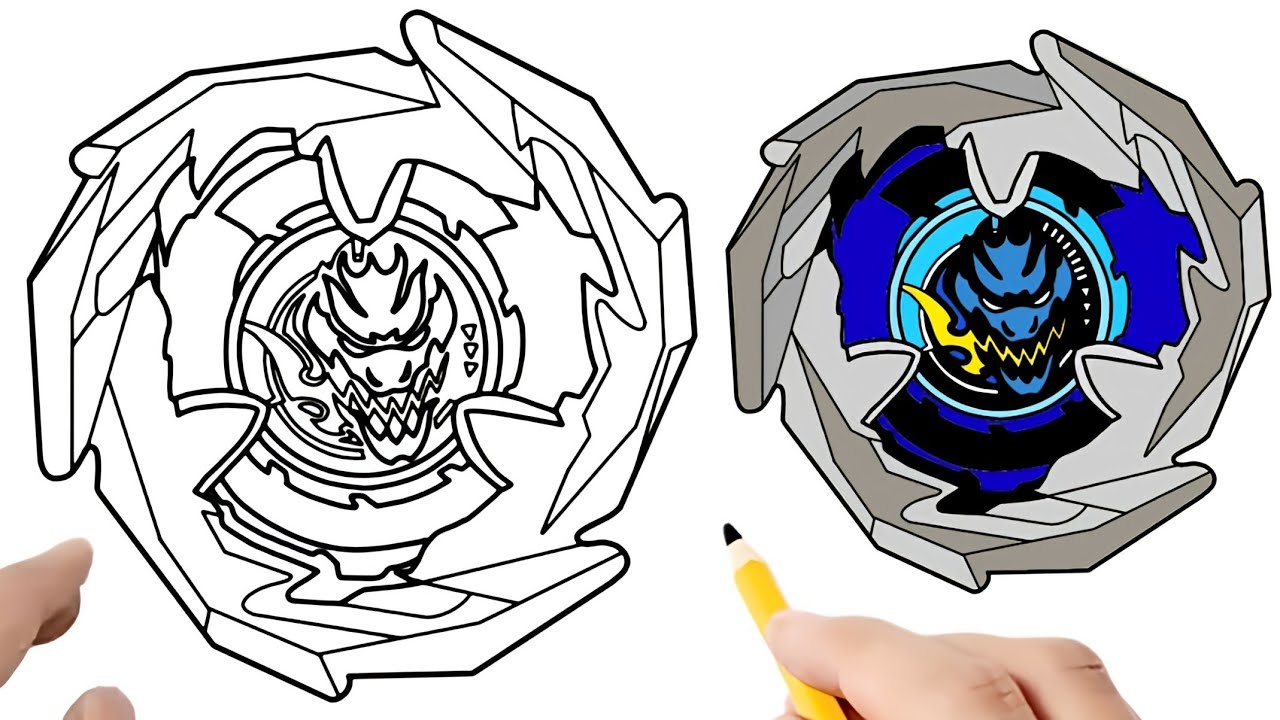 Beyblade | Come disegnare Beyblade DranSword - YouTube