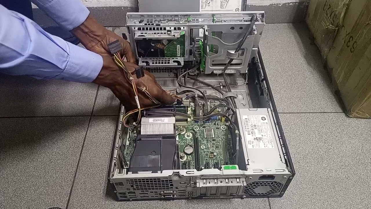 HP Computer: SATA Power Connector - YouTube